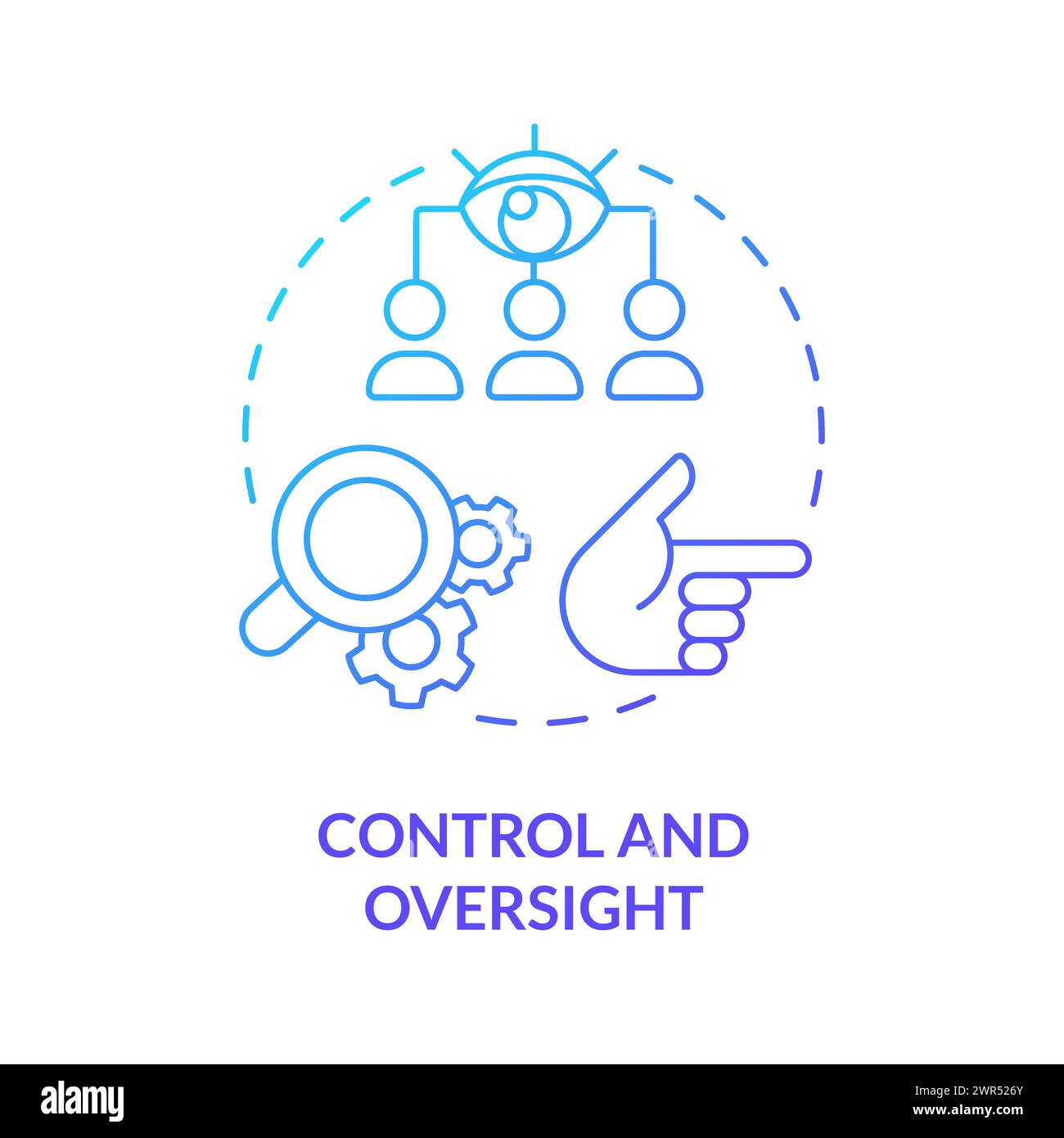 Collaborative supervision Stock Vector Images - Alamy