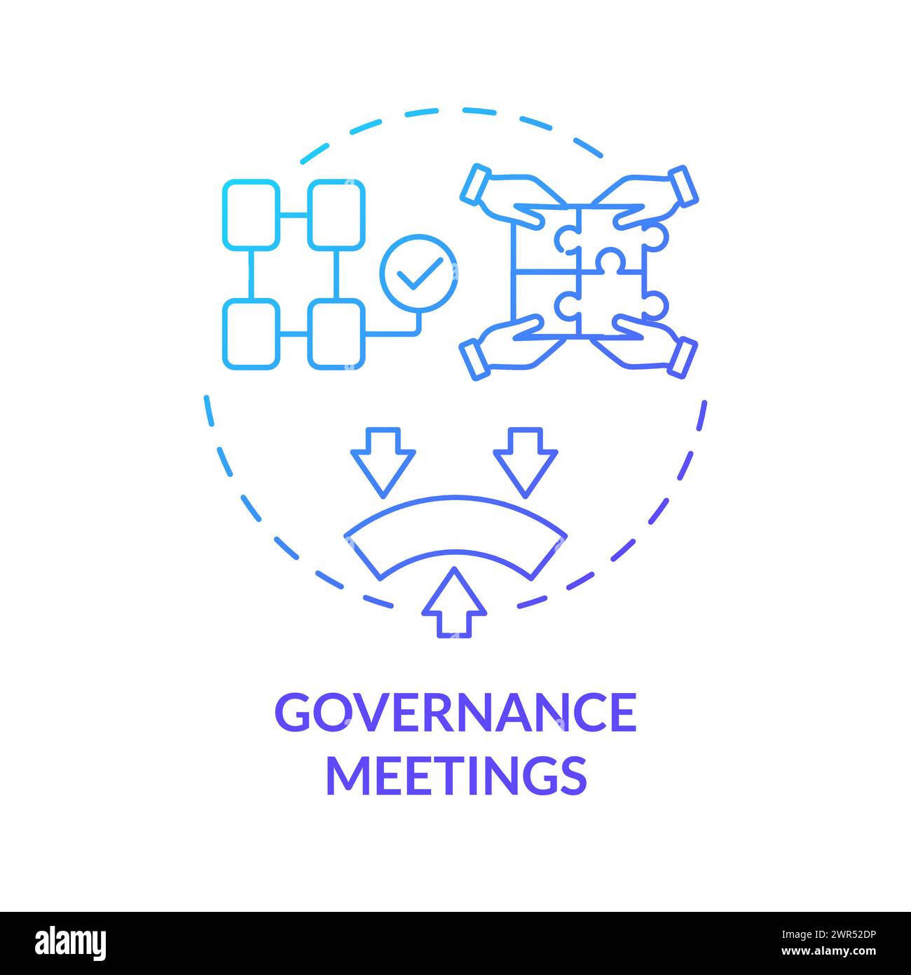 Governance meetings blue gradient concept icon Stock Vector Image & Art ... Governance meetings blue gradient concept icon Stock Vector Image & Art ...