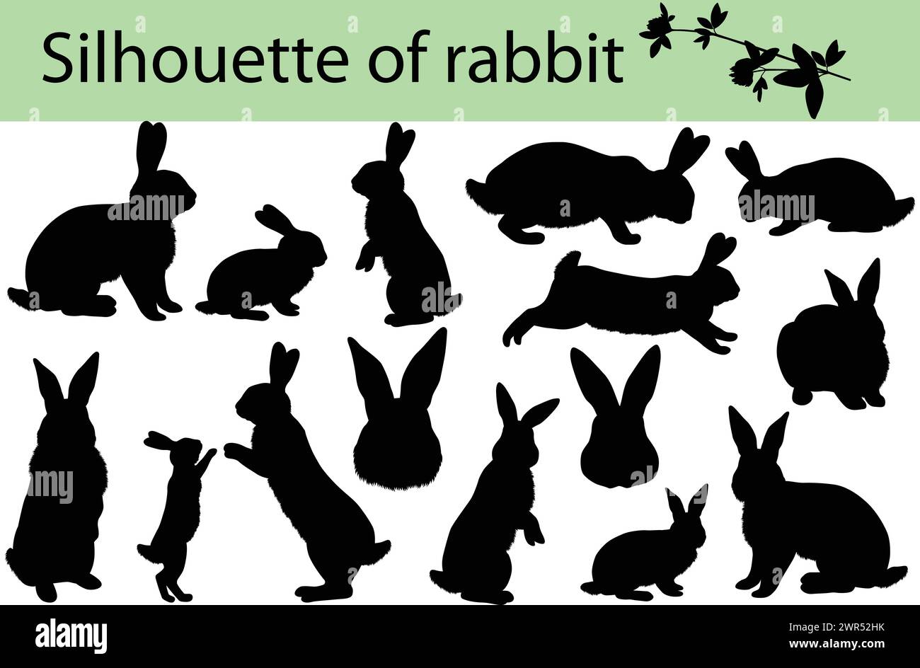 Breeding rabbits Stock Vector Images - Alamy