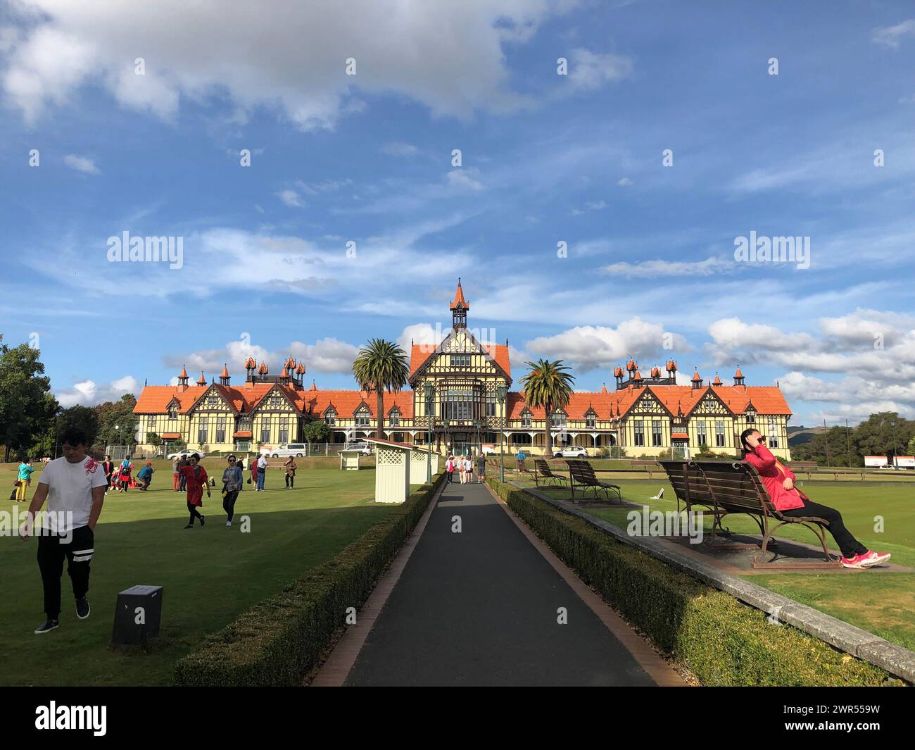 The iconic Rotorua Museum in New Zealand Stock Photo - Alamy