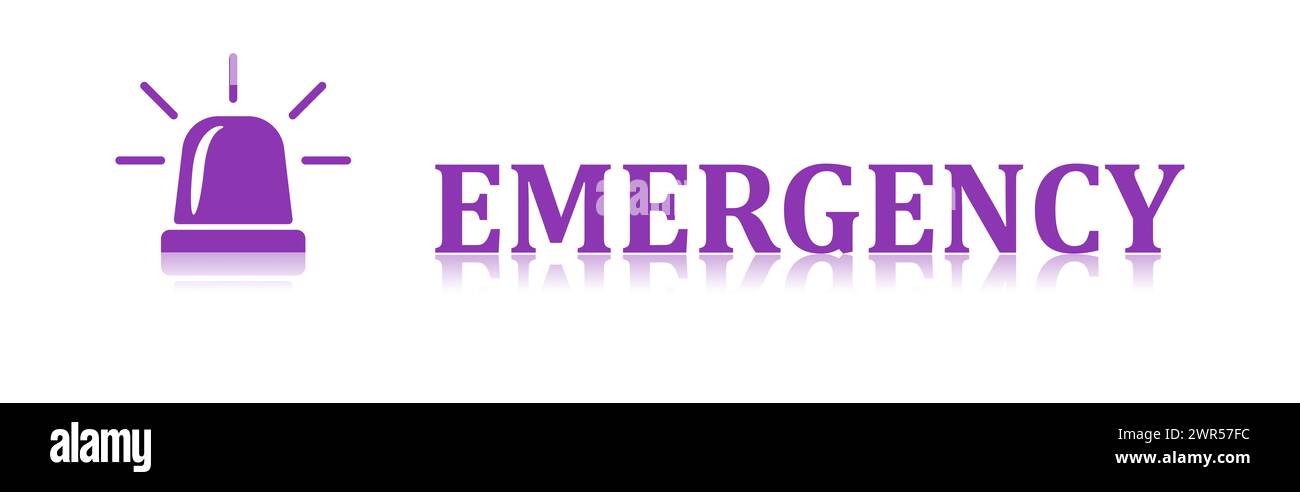 Illustration of an emergency concept Stock Photo - Alamy