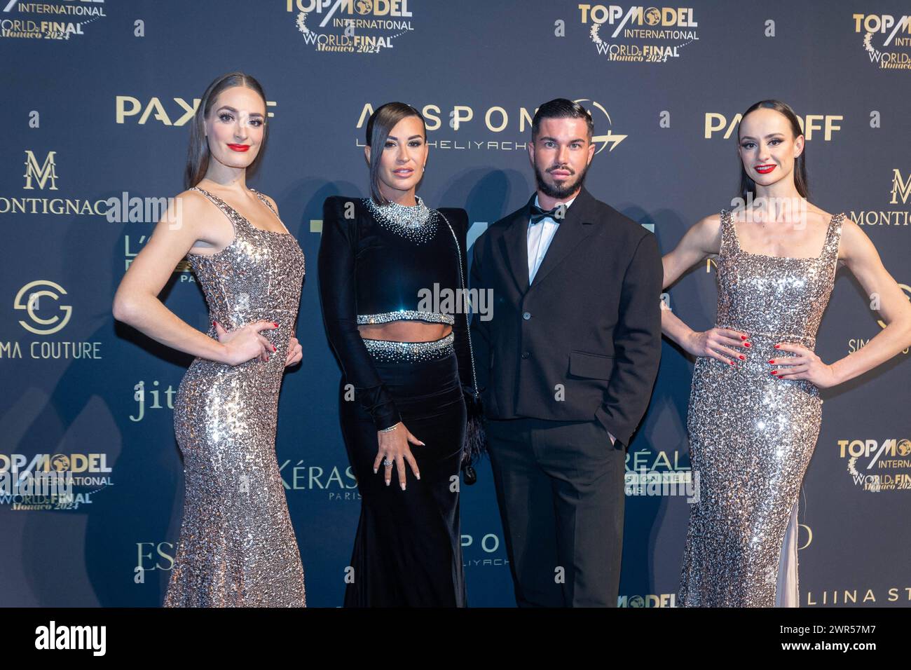 Monaco, Monaco. 09th Mar, 2024. Martika Caringella and Felipe Alcaraz ...