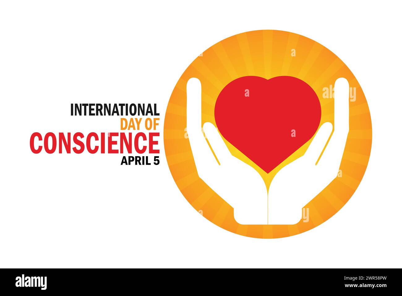 International day of Conscience. Holiday concept. Template for ...