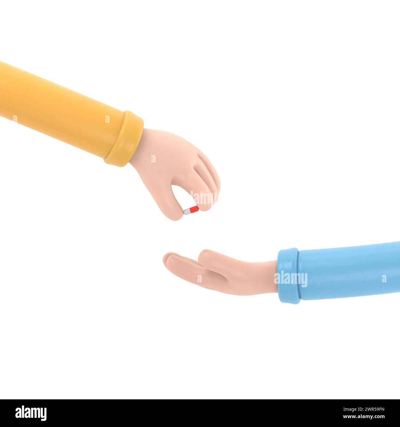 Cartoon medicine capsule pills drug hi-res stock photography and images ...