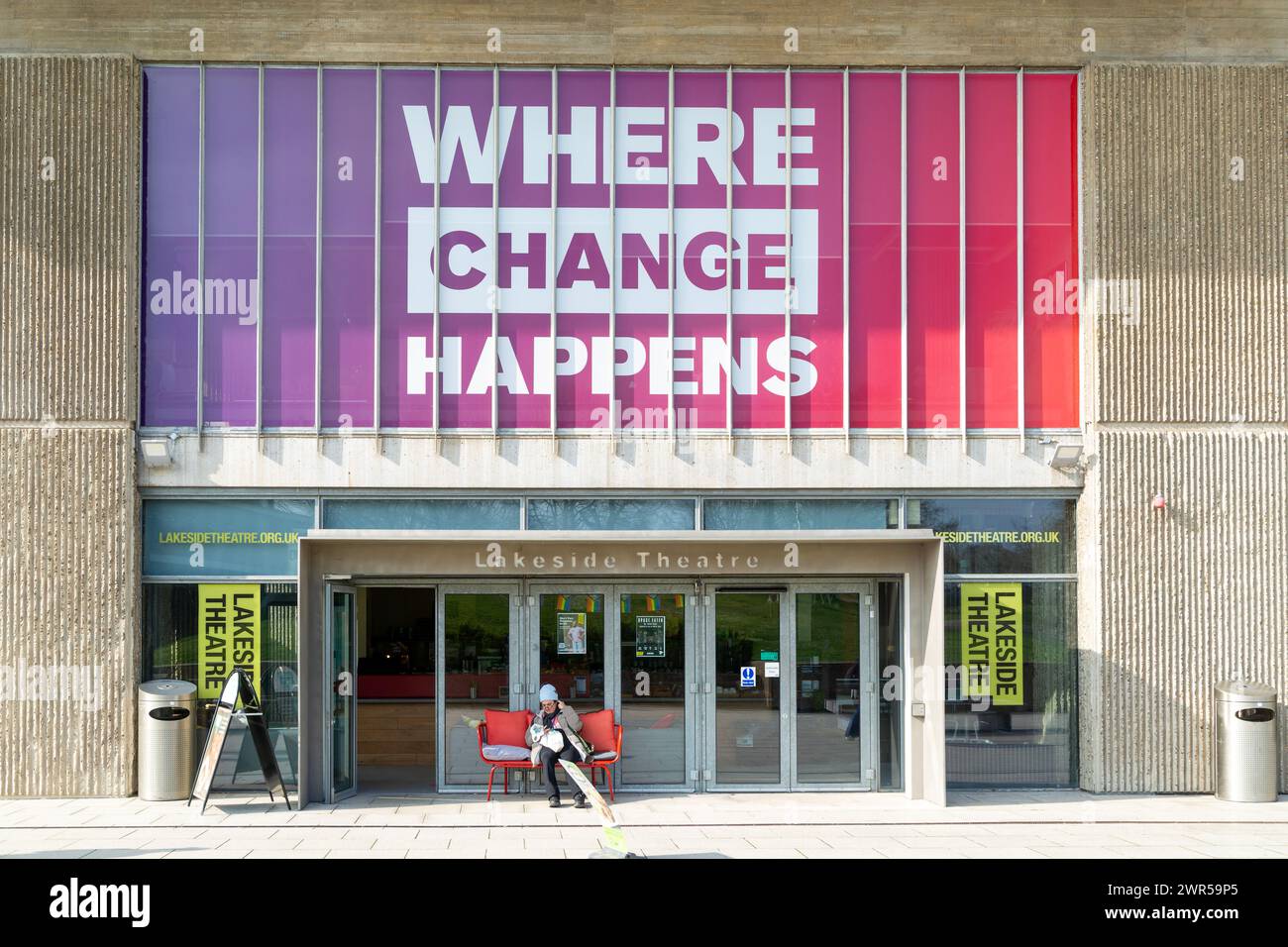 Lakeside Theatre, The Albert Sloman library building, University of ...