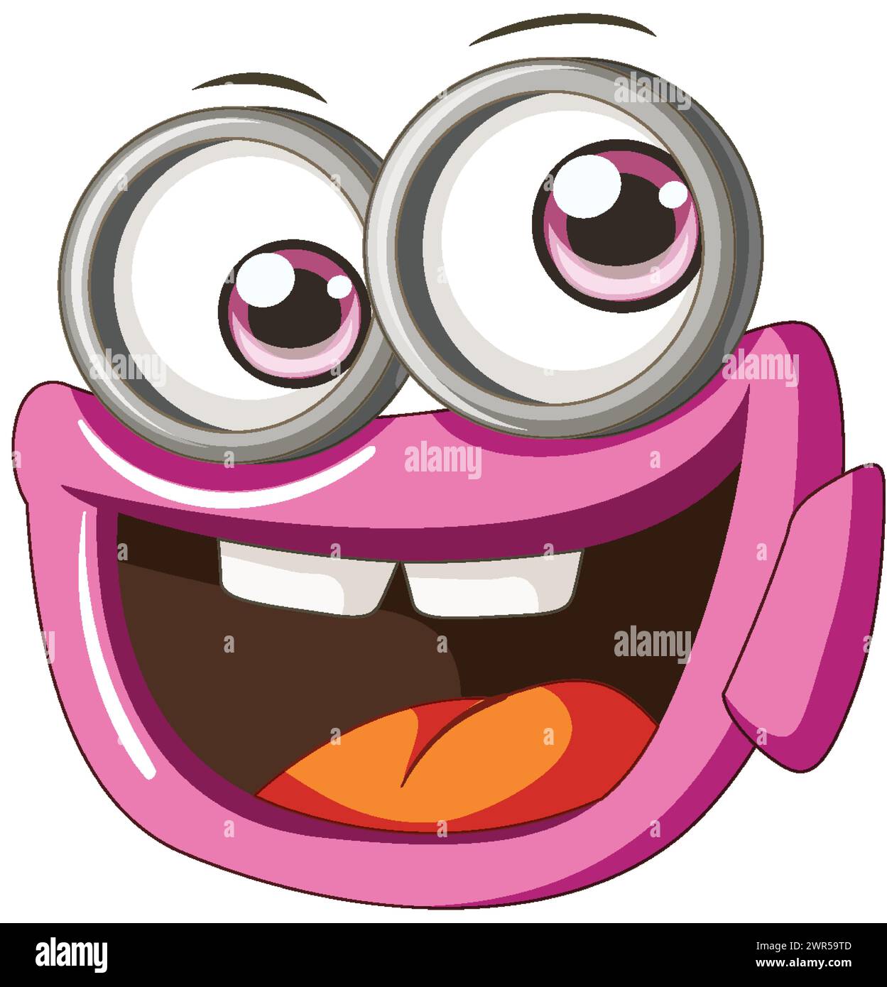 Googly eyes cute Stock Vector Images - Alamy