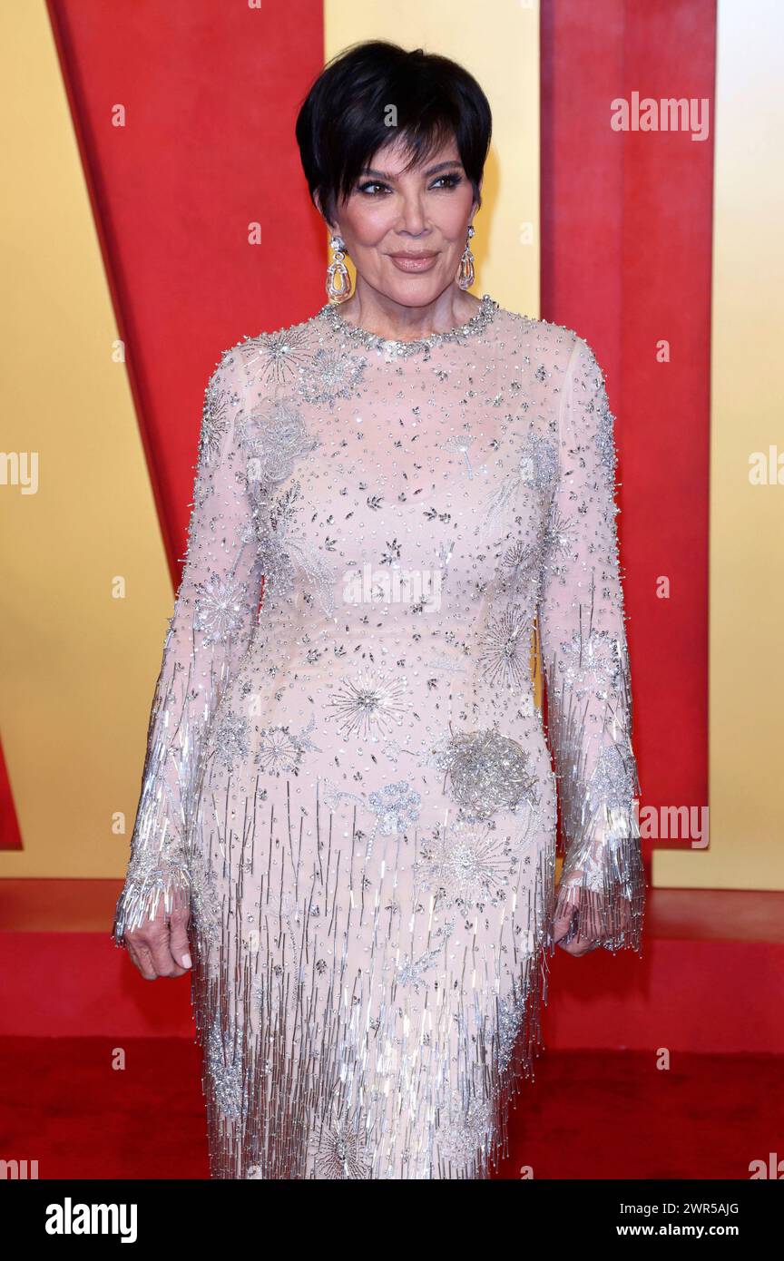 Kris Jenner bei der Vanity Fair Oscar Party 2024 anlässlich der 96 ...