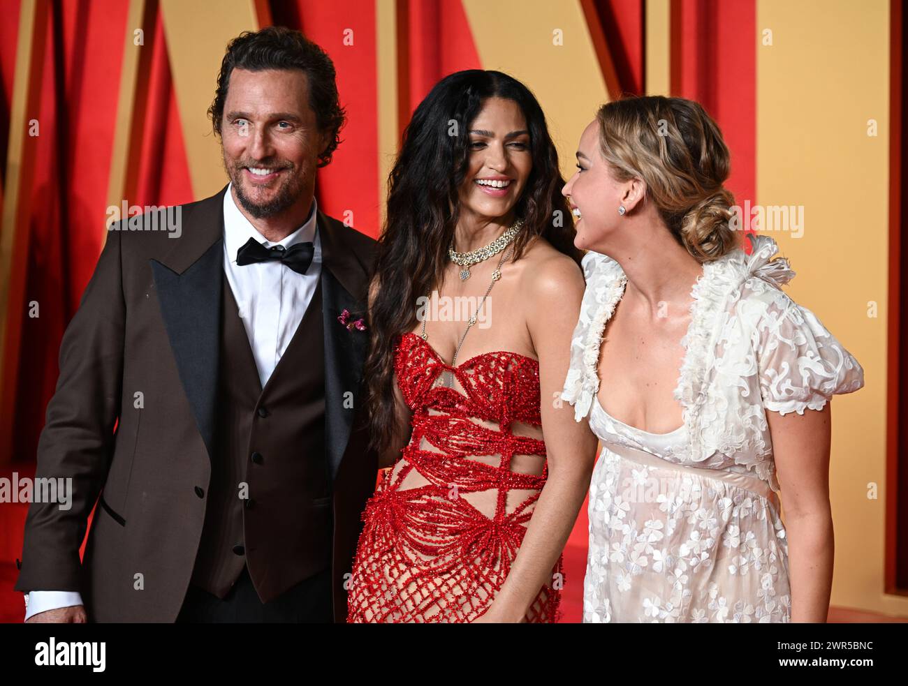 Los Angeles, USA. March 10th, 2024. Matthew McConaughey, Camila Alves ...