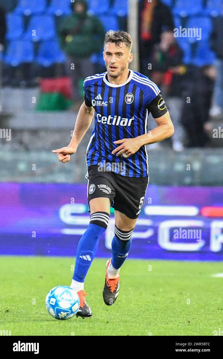 Pisa, Italy. 09th Mar, 2024. Simone Canestrelli (Pisa) during Pisa SC ...