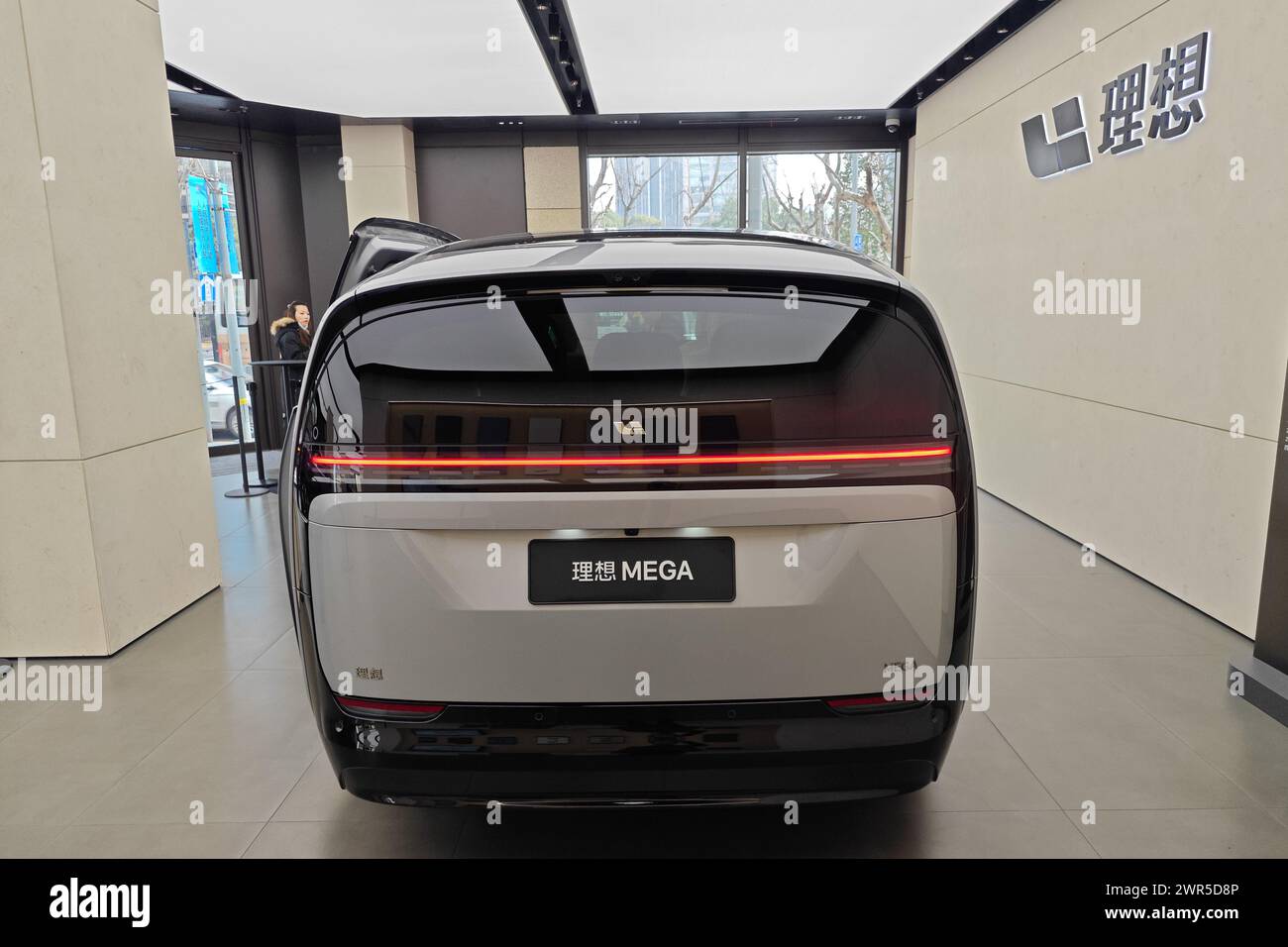 SHANGHAI, CHINA - MARCH 11, 2024 - Customers experience Li Auto's new MPV model MEGA at a Li ...