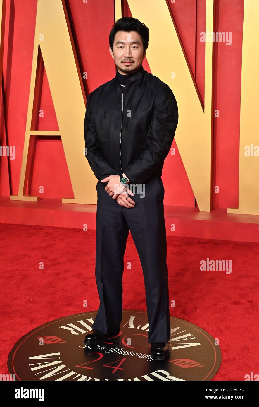 Beverly Hills, USA. 10th Mar, 2024. Simu Liu arriving to the Vanity ...