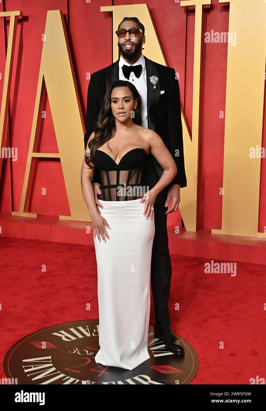 Beverly Hills, USA. 10th Mar, 2024. Anthony Davis and Marlen Davis ...