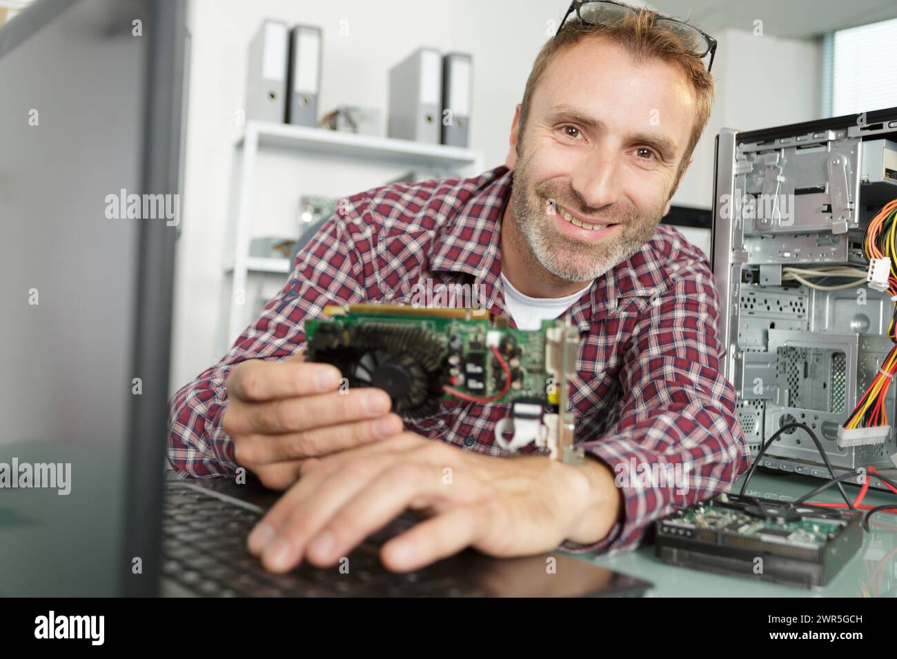 Technical laboratory hard disk hi-res stock photography and images - Alamy