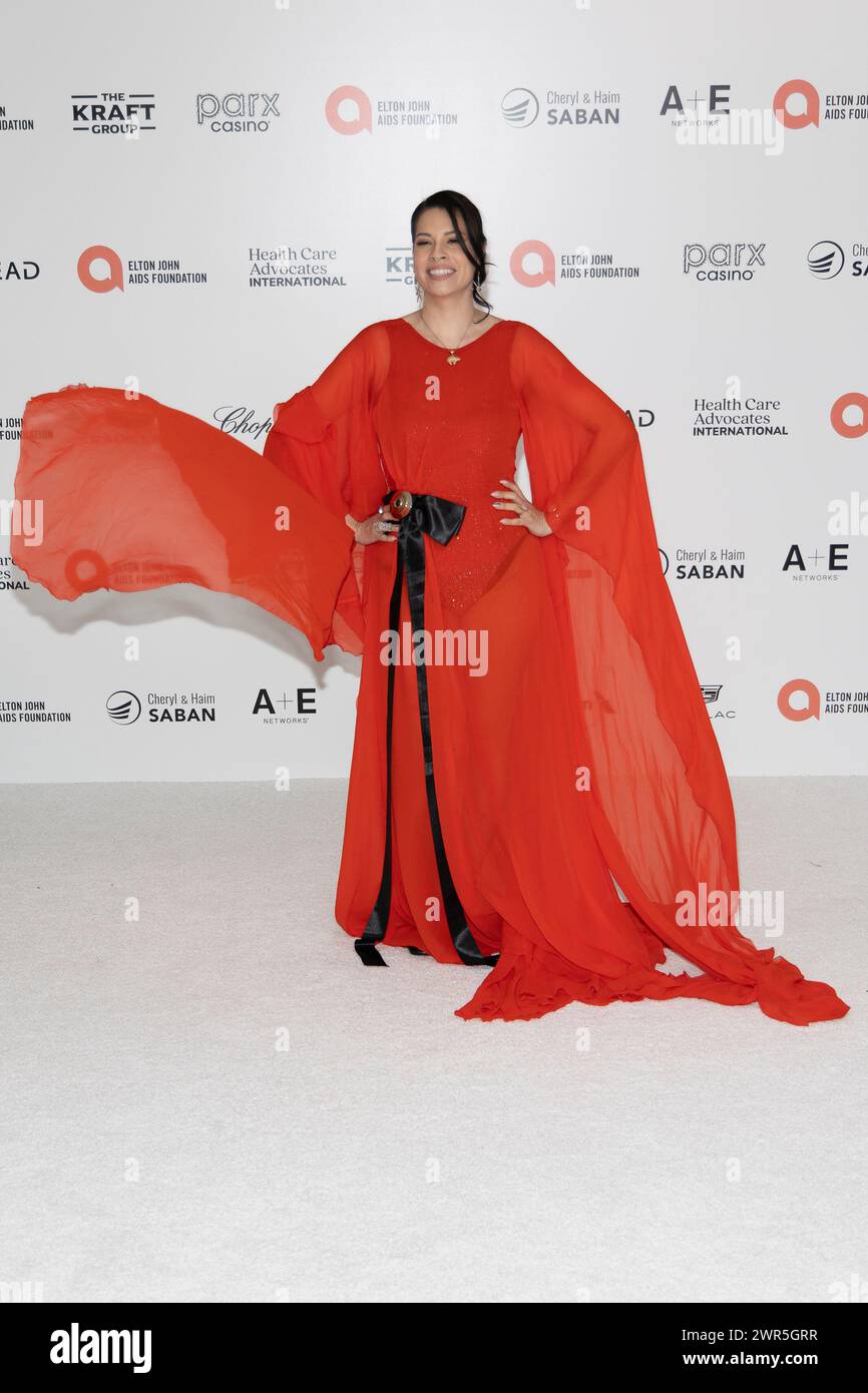 Cara Jade Myers attends the arrivals of the 32nd Annual Elton John AIDS ...