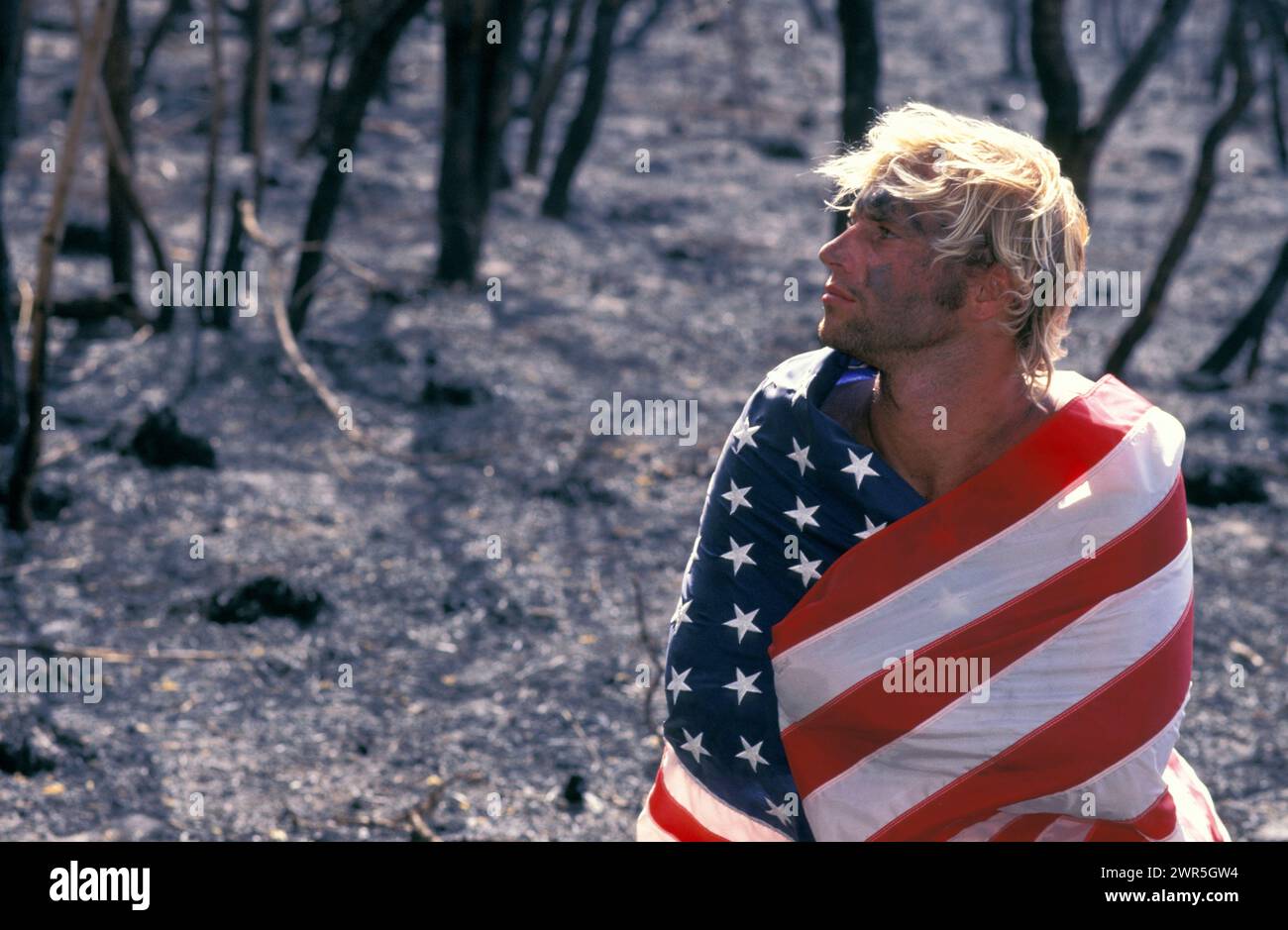 Burnt flag hi-res stock photography and images - Alamy