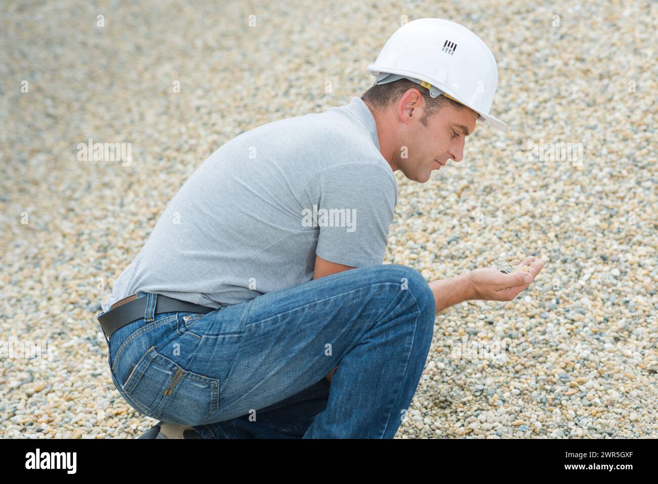 Plastic man pebble hi-res stock photography and images - Alamy