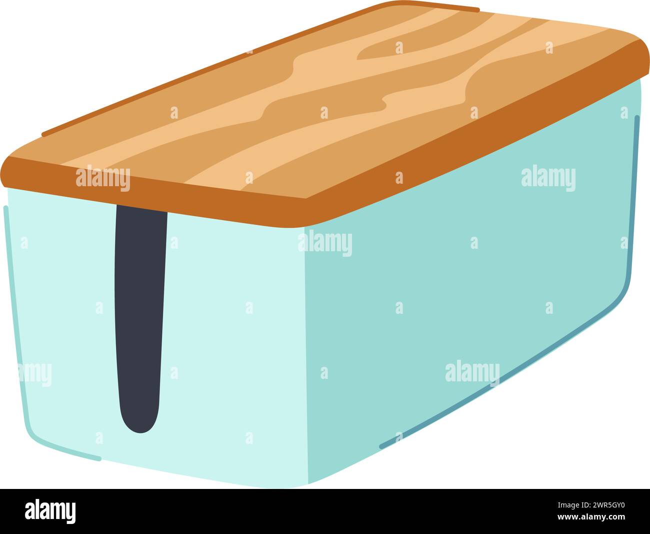 travel cable organizer cartoon vector illustration Stock Vector Image ...