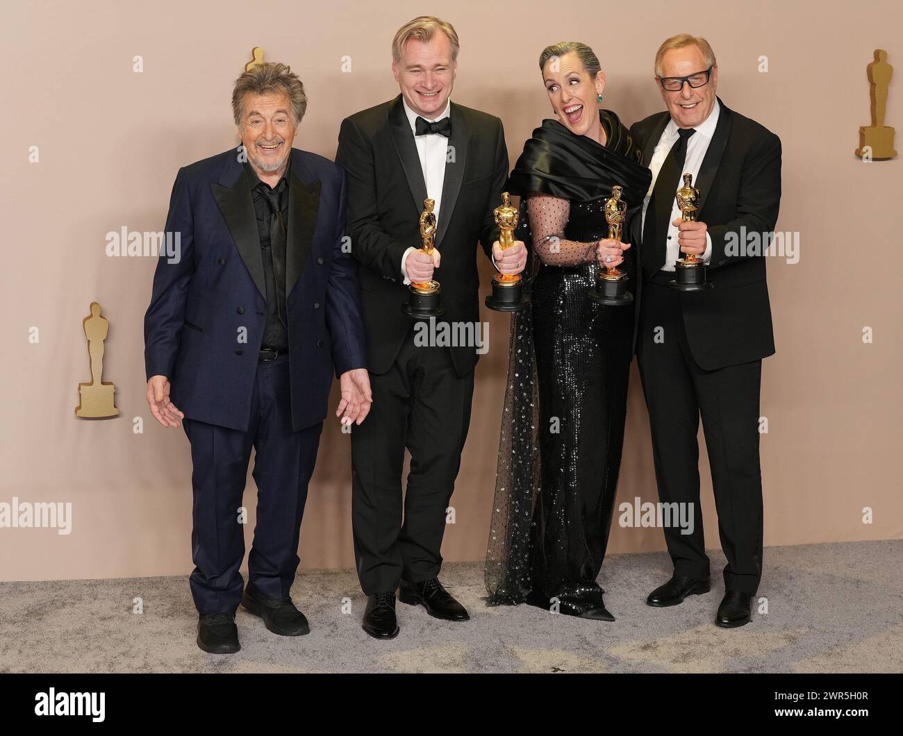 Los Angeles, USA. 10th Mar, 2024. (L-R) Al Pacino poses with ...
