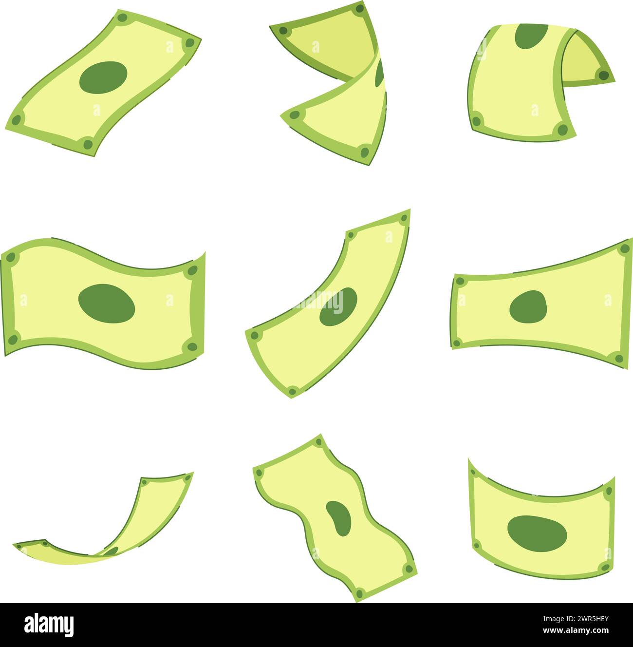 cash set cartoon vector illustration Stock Vector Image & Art - Alamy