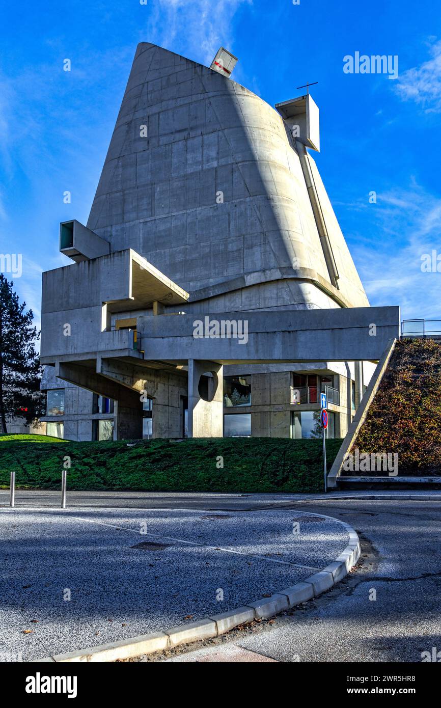 Saint-Pierre Church in Firminy-Vert, an architectural work by architect ...
