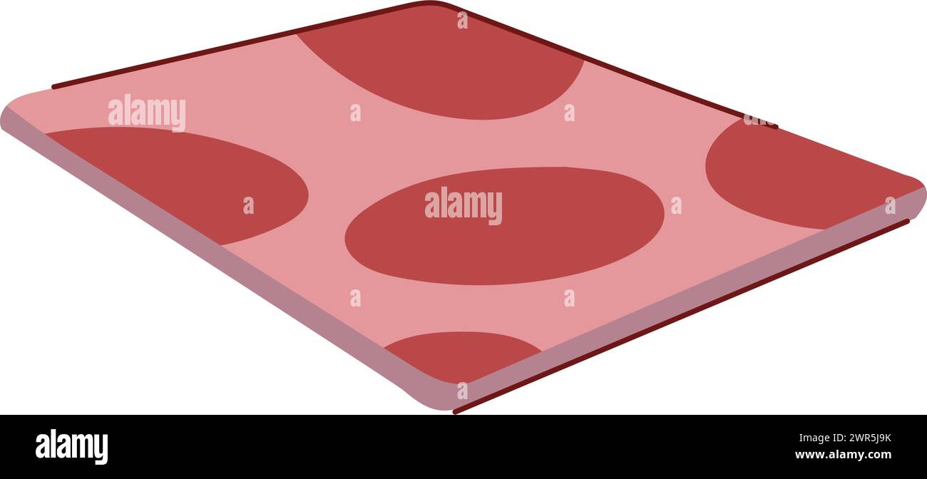 office chair mat cartoon vector illustration Stock Vector Image & Art ...