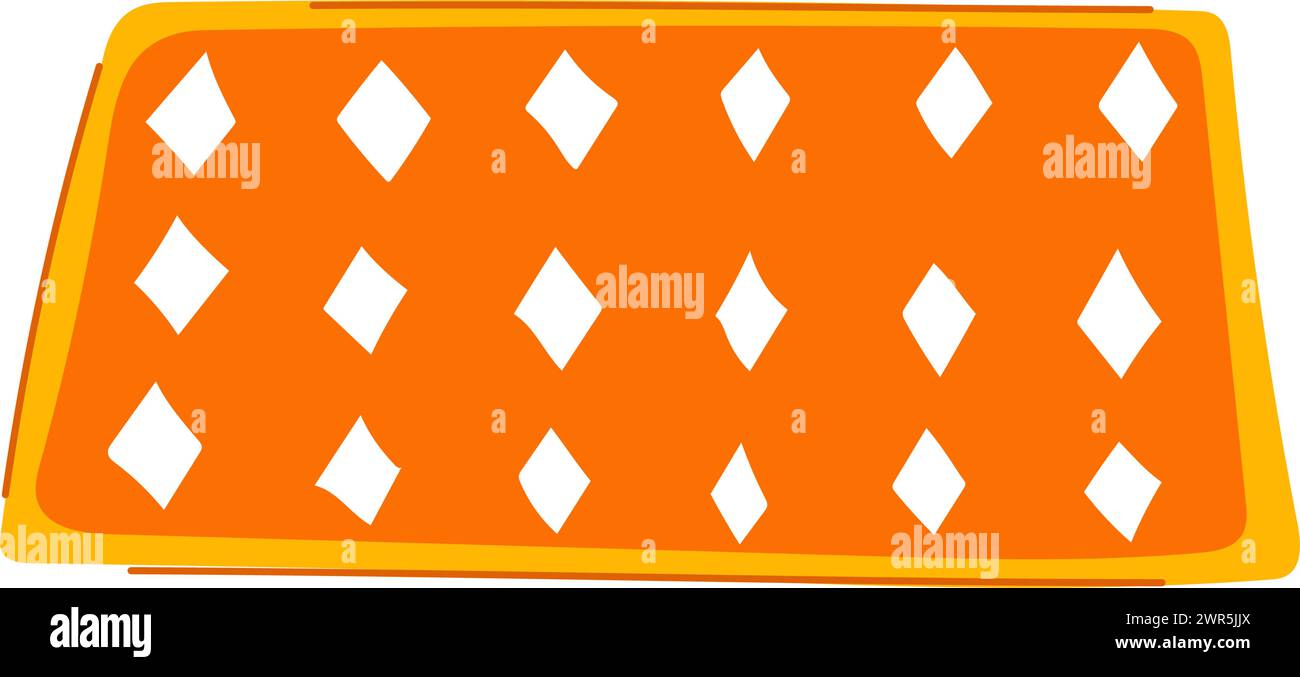 desk chair mat cartoon vector illustration Stock Vector Image & Art - Alamy