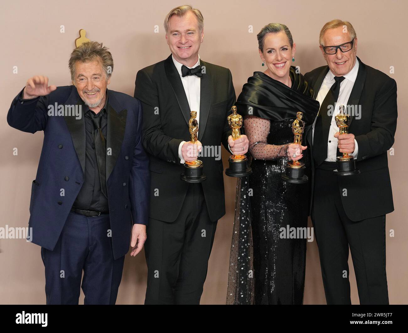 Los Angeles, USA. 10th Mar, 2024. (L-R) Al Pacino poses with ...
