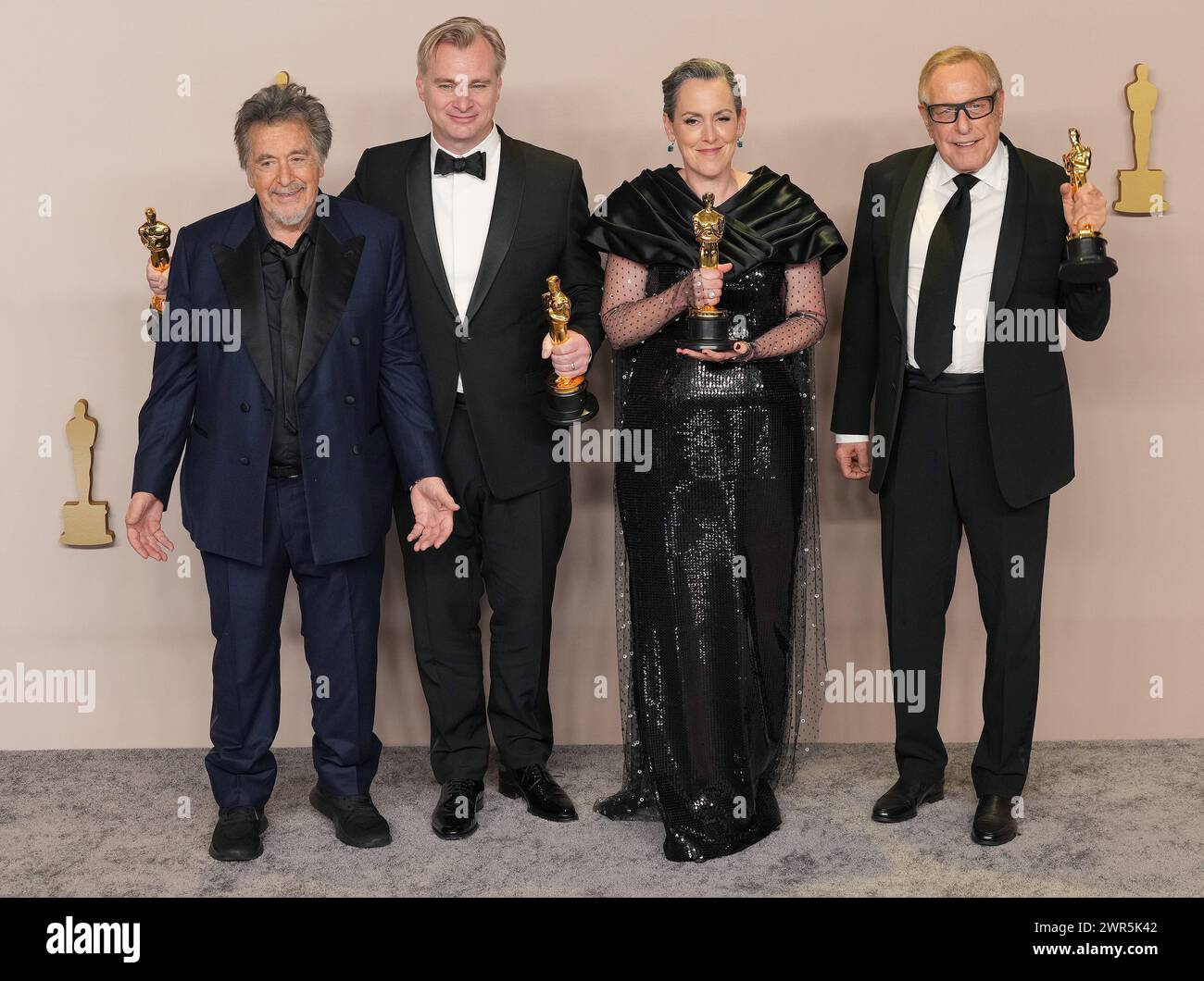 Los Angeles, USA. 10th Mar, 2024. (L-R) Al Pacino poses with ...
