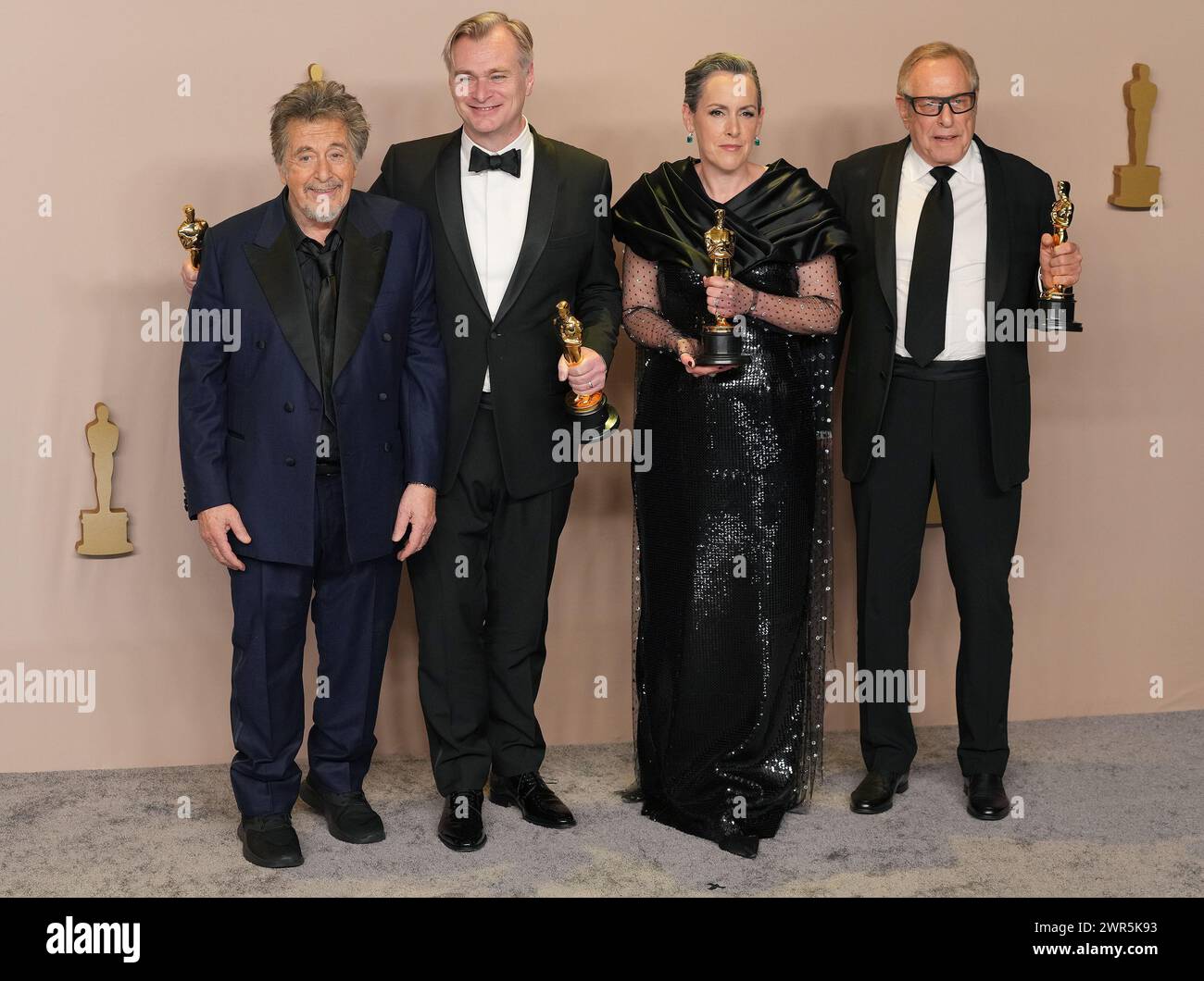 Los Angeles, USA. 10th Mar, 2024. (L-R) Al Pacino poses with ...