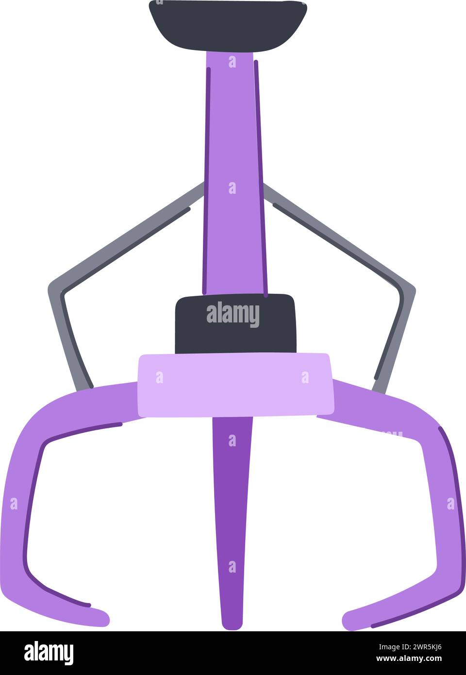 crane claw machine cartoon vector illustration Stock Vector Image & Art ...