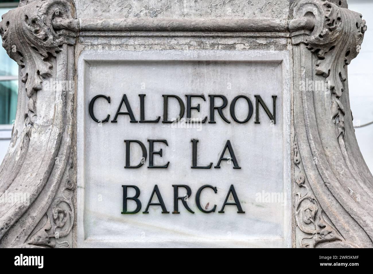 Architecture and architetural features in Madrid, Spain Stock Photo - Alamy