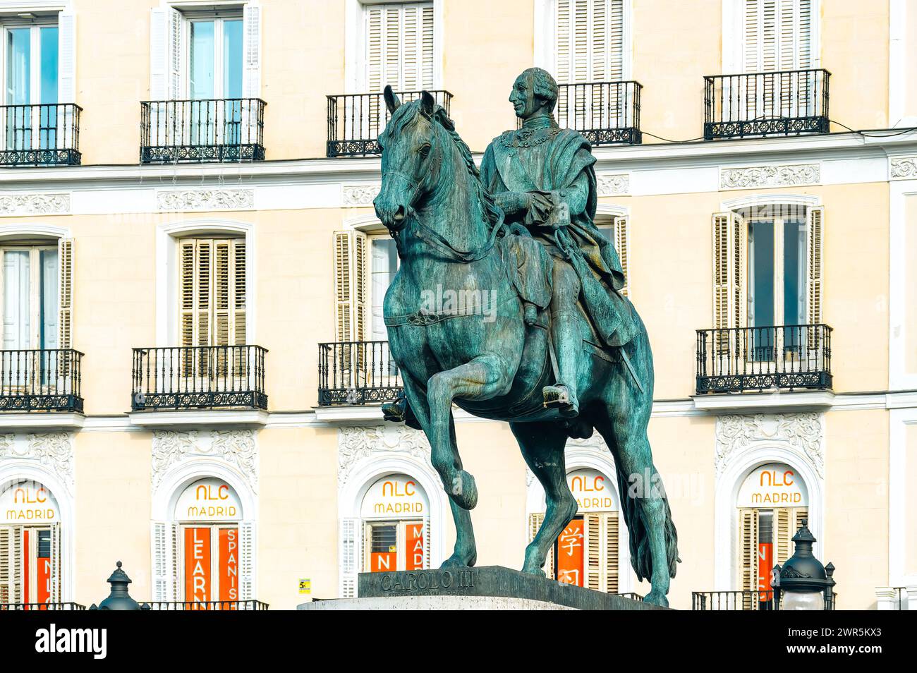 Architecture and architetural features in Madrid, Spain Stock Photo - Alamy