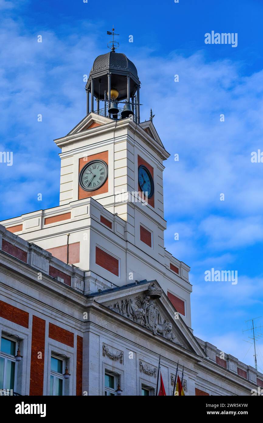 Clock tower in Royal House of the Post Office. Architecture and ...