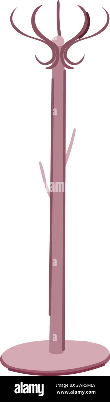 storage coat rack cartoon vector illustration Stock Vector Image & Art ...