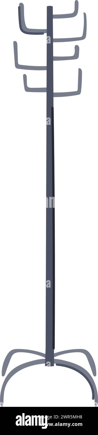 cabinet coat rack cartoon vector illustration Stock Vector Image & Art ...
