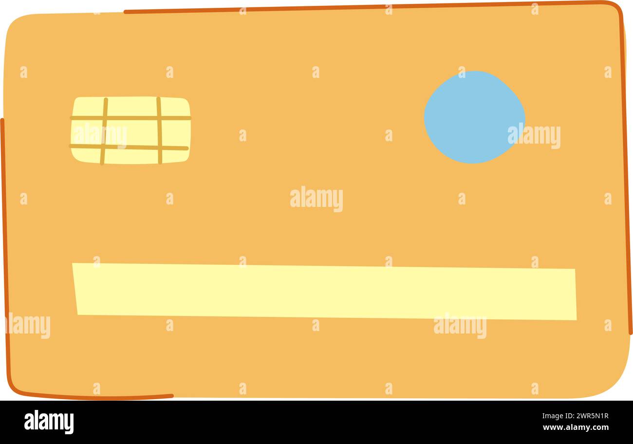 cashback credit card cartoon vector illustration Stock Vector Image ...