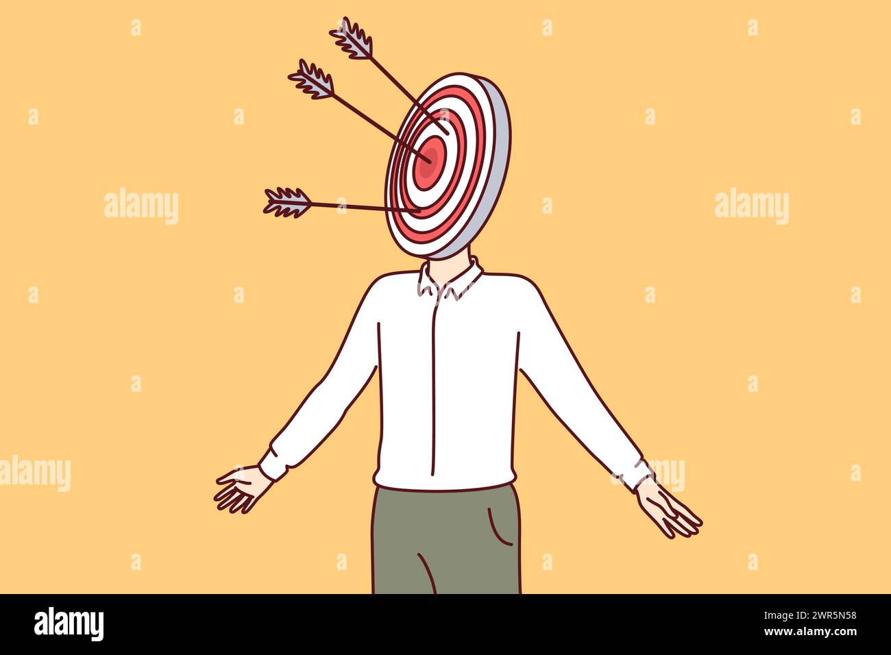Man with target on head symbolizes targeted marketing and importance of ...