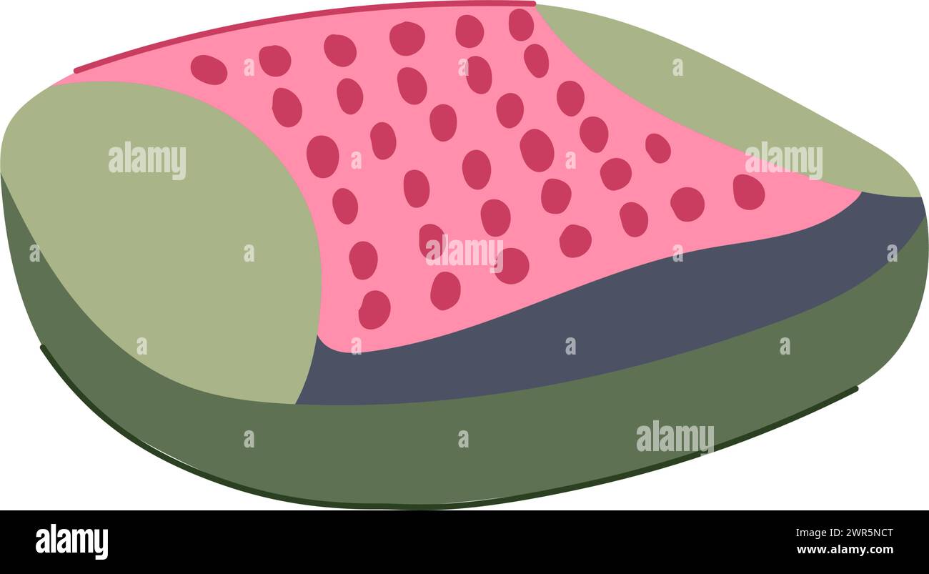 posture desk chair cushion cartoon vector illustration Stock Vector ...