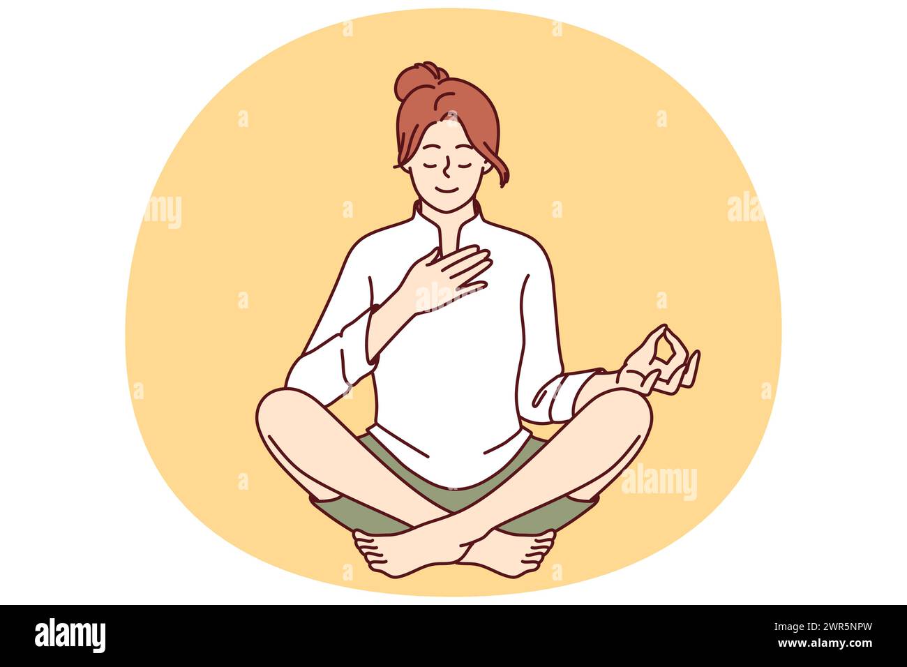 Meditation wishes Stock Vector Images - Alamy