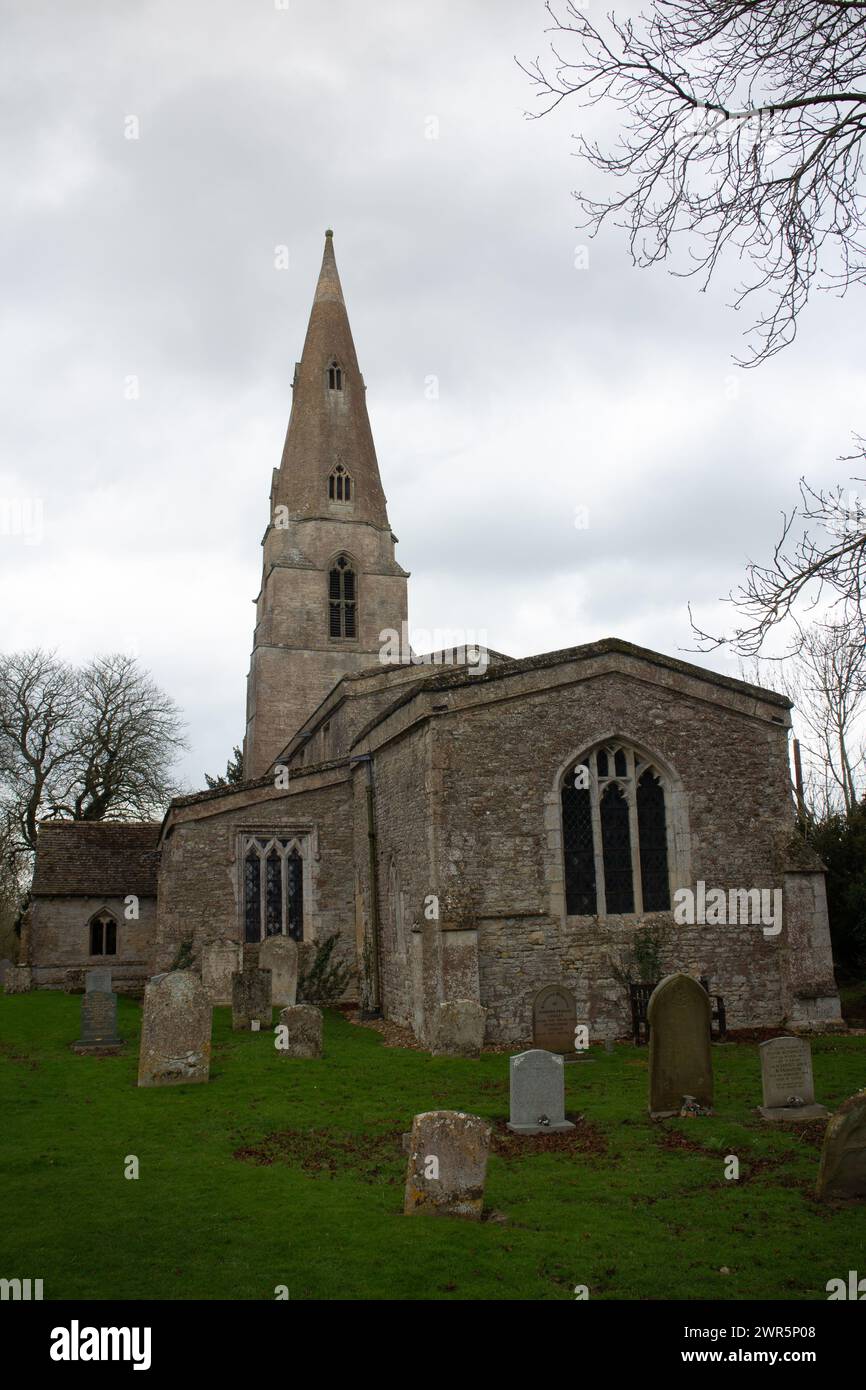 St. Swithin`s Church, Old Weston, Cambridgeshire, England, UK Stock ...