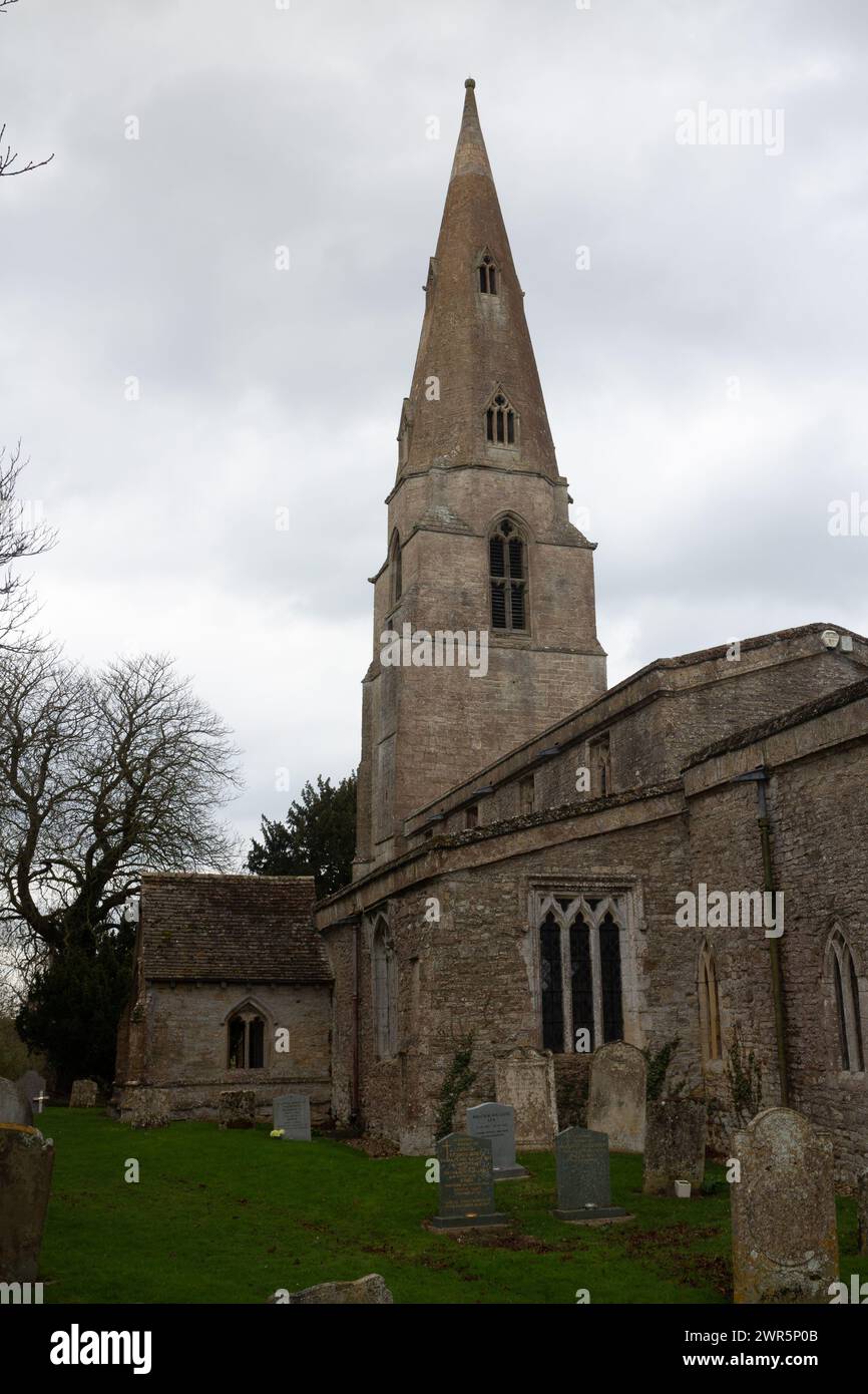St. Swithin`s Church, Old Weston, Cambridgeshire, England, UK Stock ...