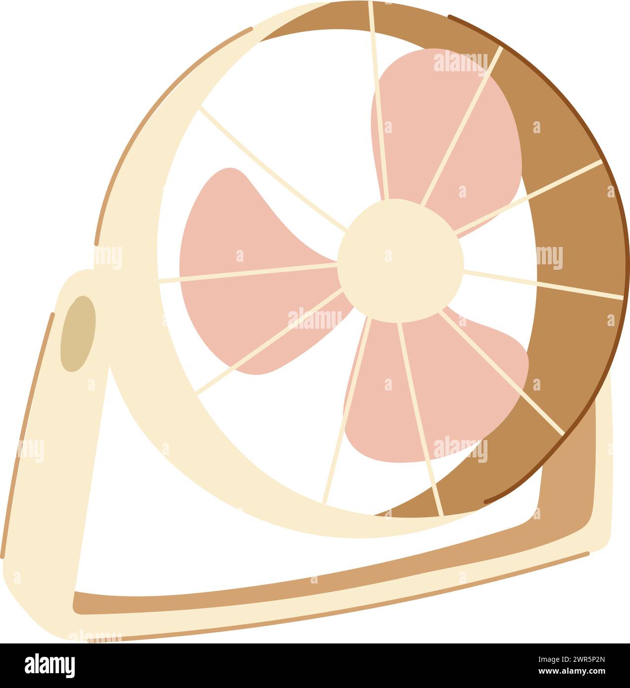 hot desk fan cartoon vector illustration Stock Vector Image & Art - Alamy