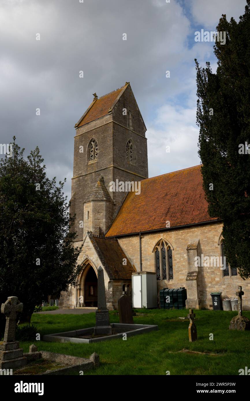 St. Peter`s Church, Clopton, Northamptonshire, England, UK Stock Photo ...