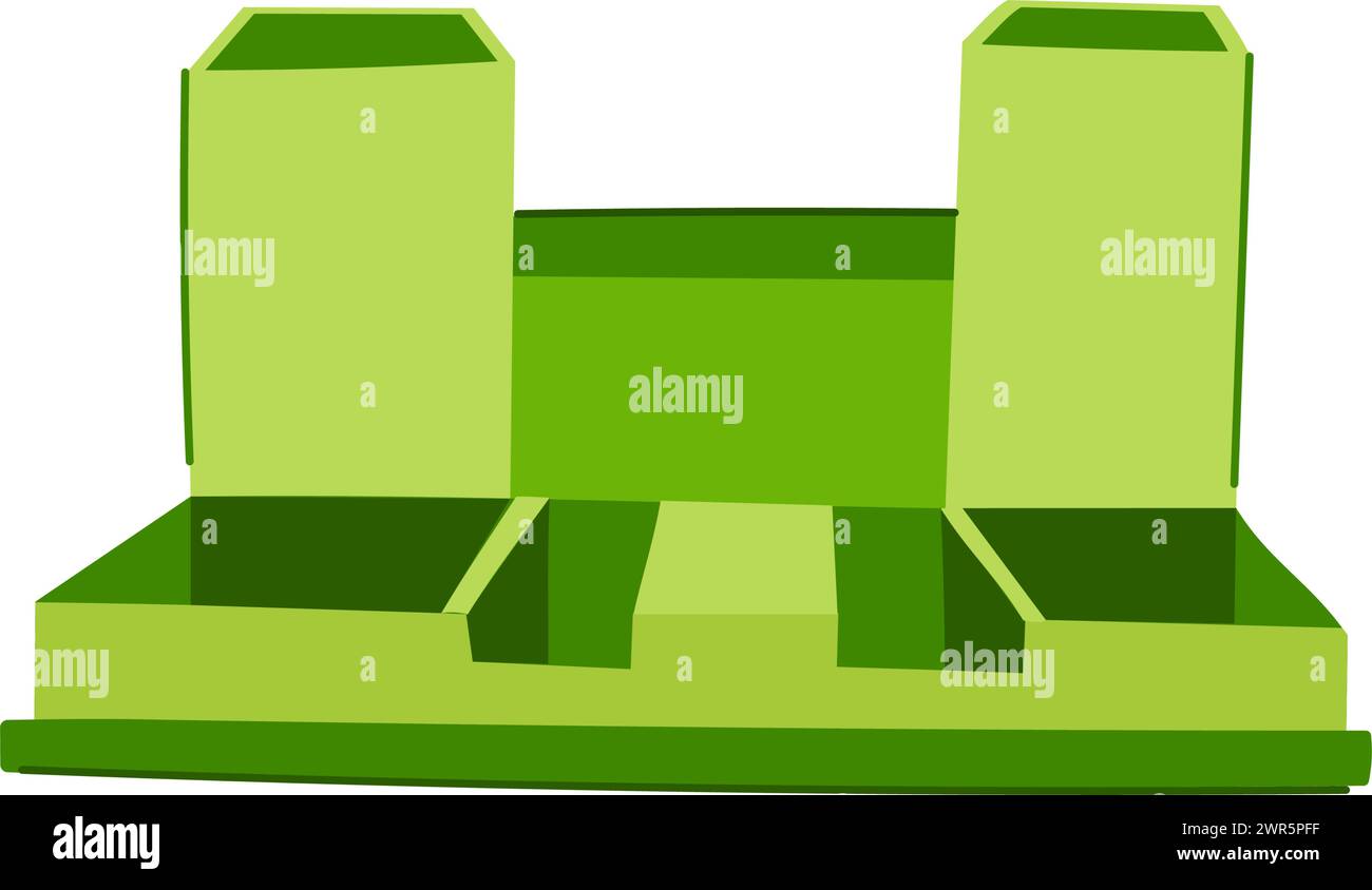 calendar desk organizer cartoon vector illustration Stock Vector Image ...