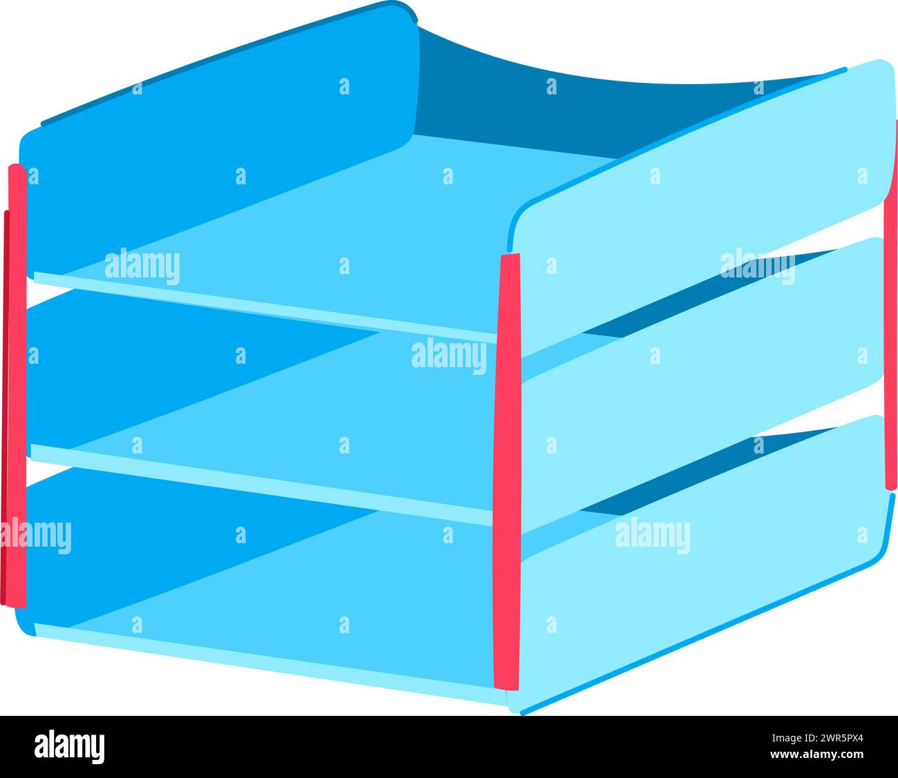 plate desk tray cartoon vector illustration Stock Vector Image & Art ...