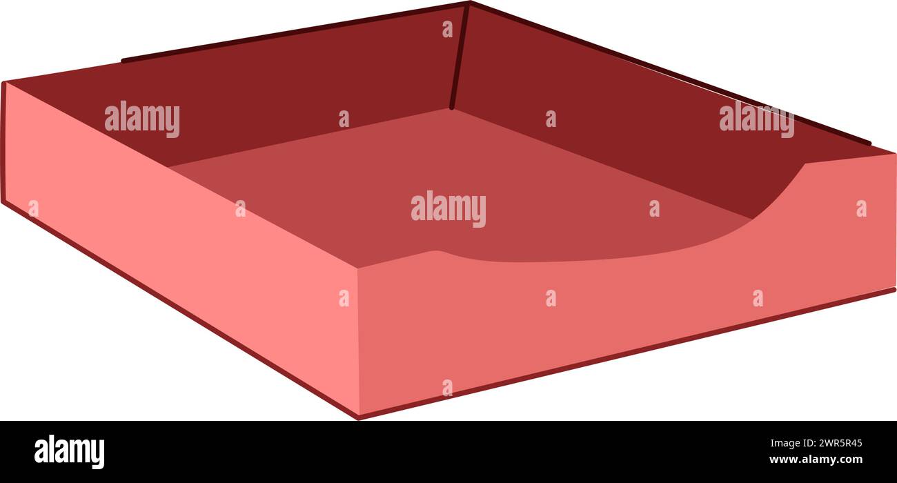 pizza desk tray cartoon vector illustration Stock Vector Image & Art ...