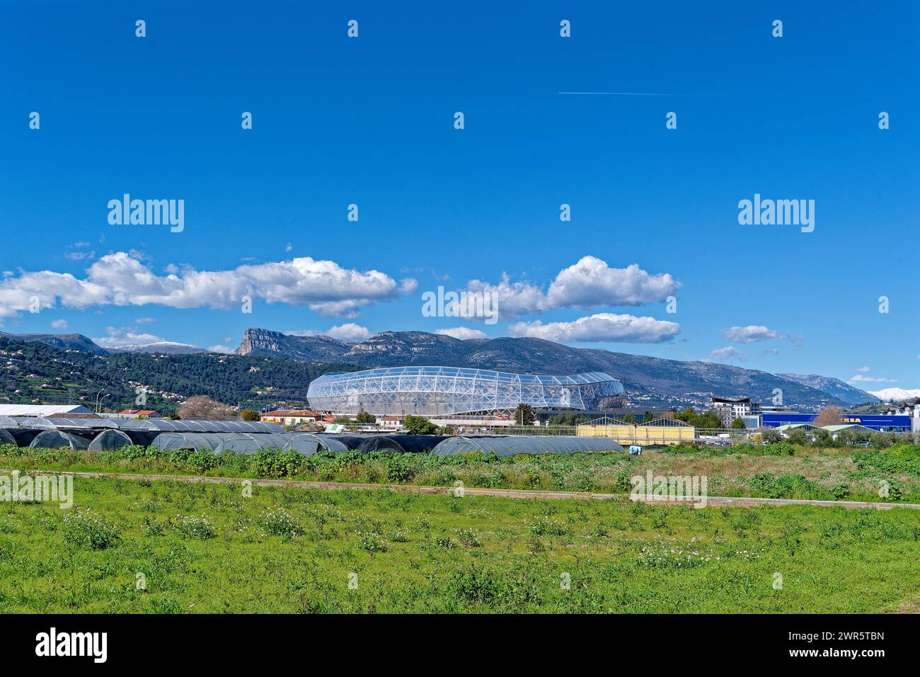 Multi-function arena Allianz Rivera in Nice, in the Var department ...
