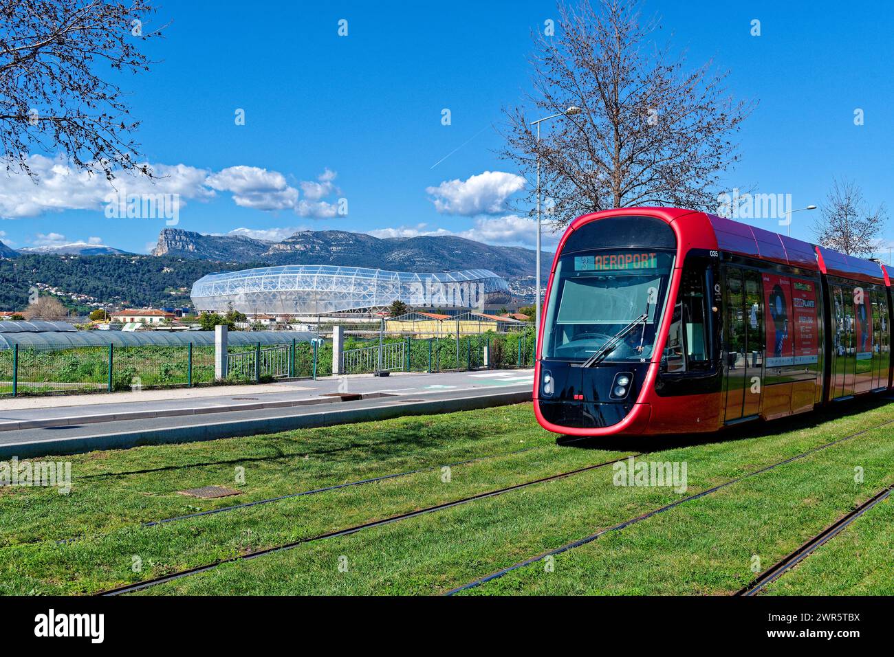 Multi-function arena Allianz Rivera in Nice, in the Var department ...