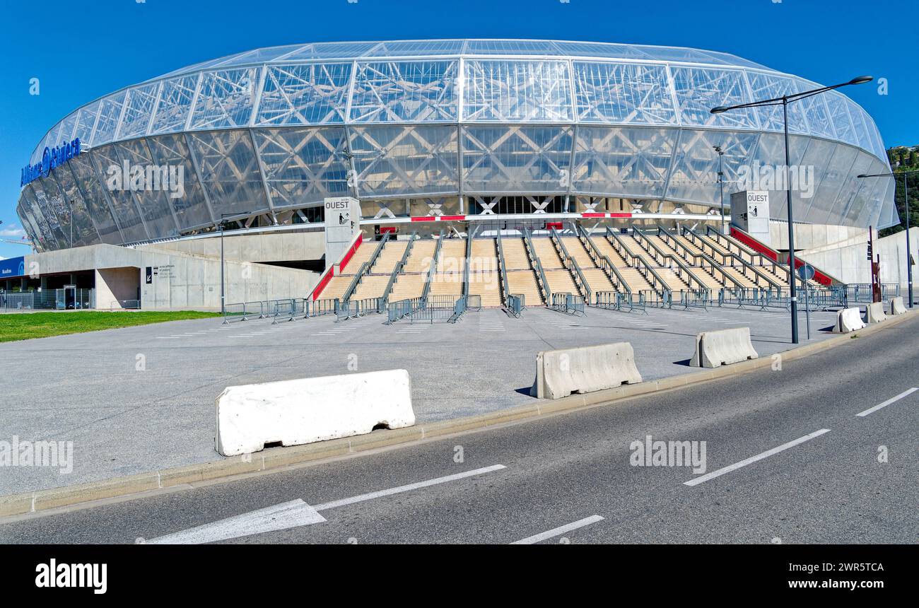 Multi-function arena Allianz Rivera in Nice, in the Var department ...