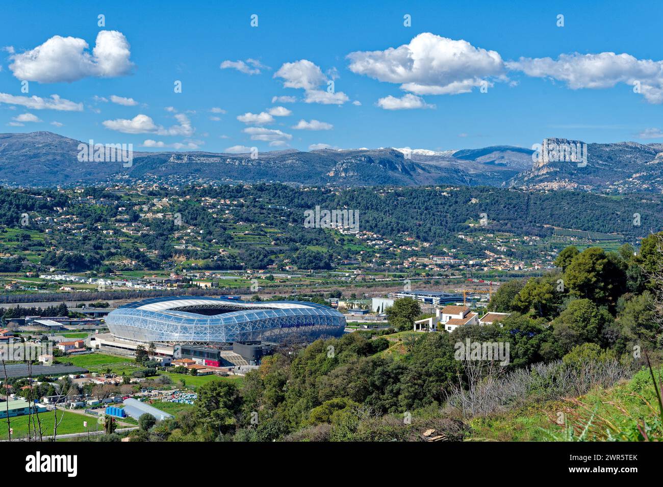 Multi-function arena Allianz Rivera in Nice, in the Var department ...